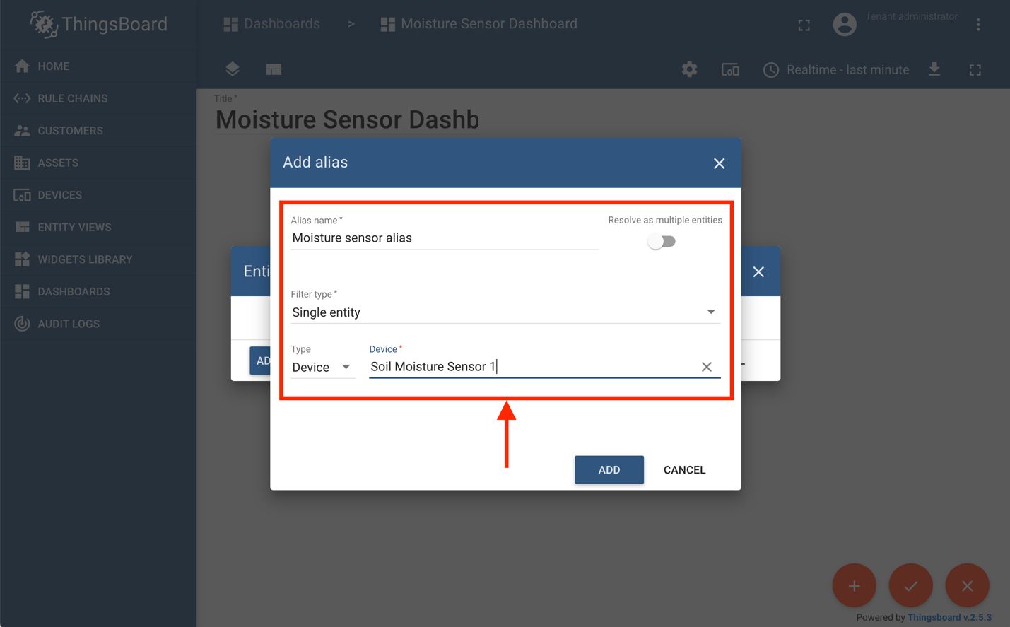 Stage 5: Install and Configure ThingsBoard: Configuring ThingsBoard and Chirpstack | Semtech ...